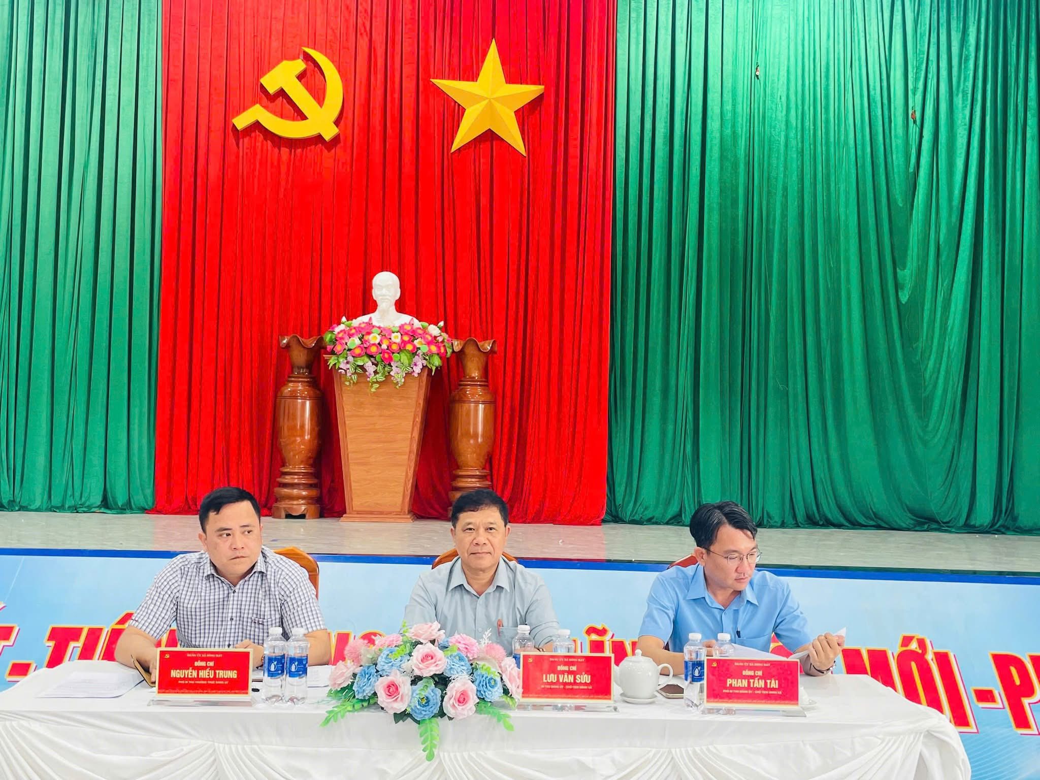 XÃ SÔNG RAY TỔ CHỨC HỘI NGHỊ LẤY Ý KIẾN GIỚI THIỆU NHÂN SỰ TÁI CỬ CÁC ...